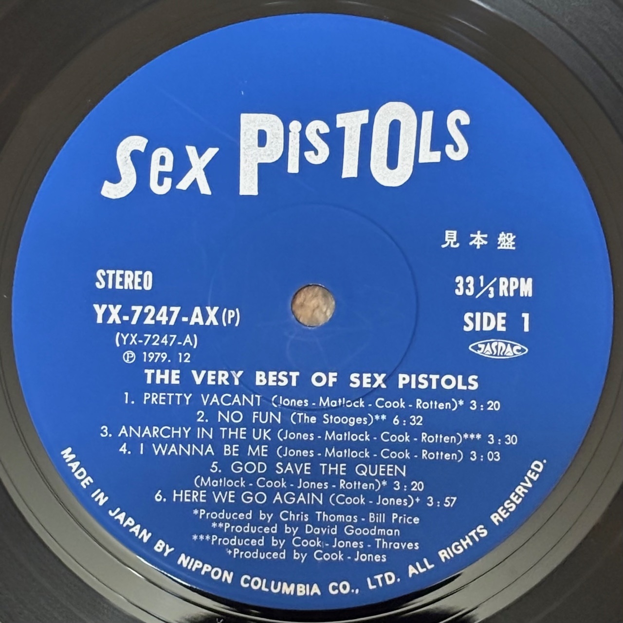 Sex Pistols – The Very Best Of (YX-7247-AX) ｜ 未CD化の"Black Leather"と ...